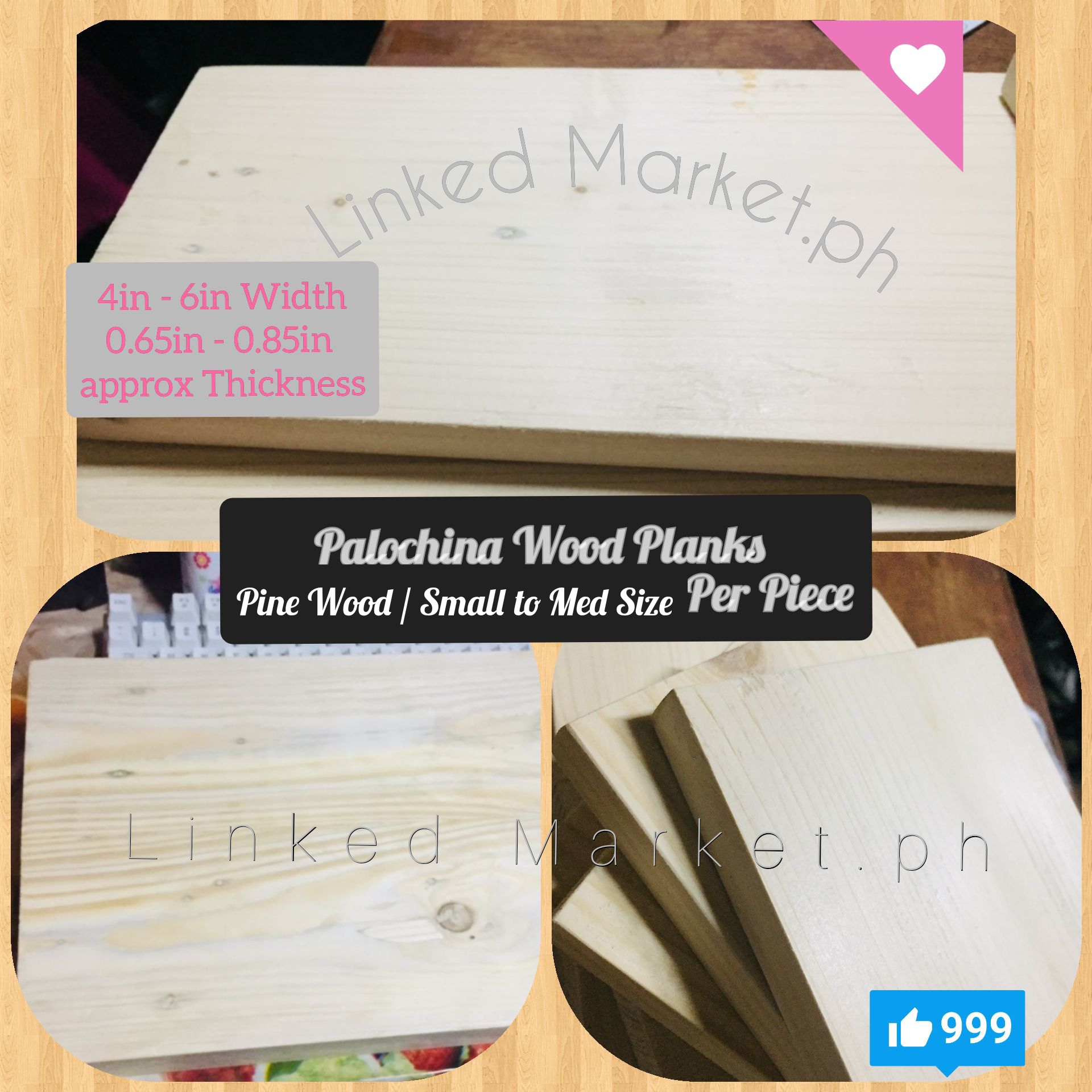[BEST QUALITY] PALOCHINA WOOD PLANKS (Pine Wood) / SMALL TO MED SIZE ...