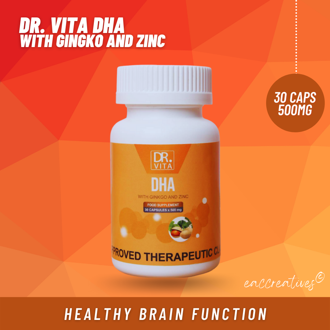 Dr. Vita DHA with Ginkgo and Zinc (Elderly), Dr. Vita DHA for Adult ...
