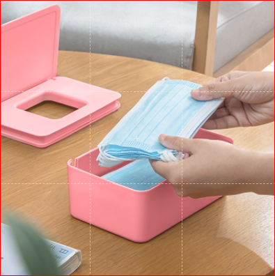 kitchen needs Face Mask Storage Box Organizer Container Multi-purpose ...