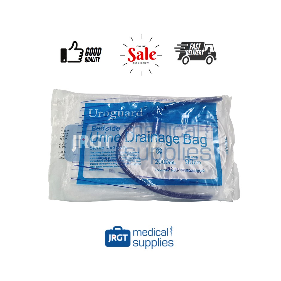 Uroguard Drainage Bag / Urine Bag (2000mL) | Lazada PH