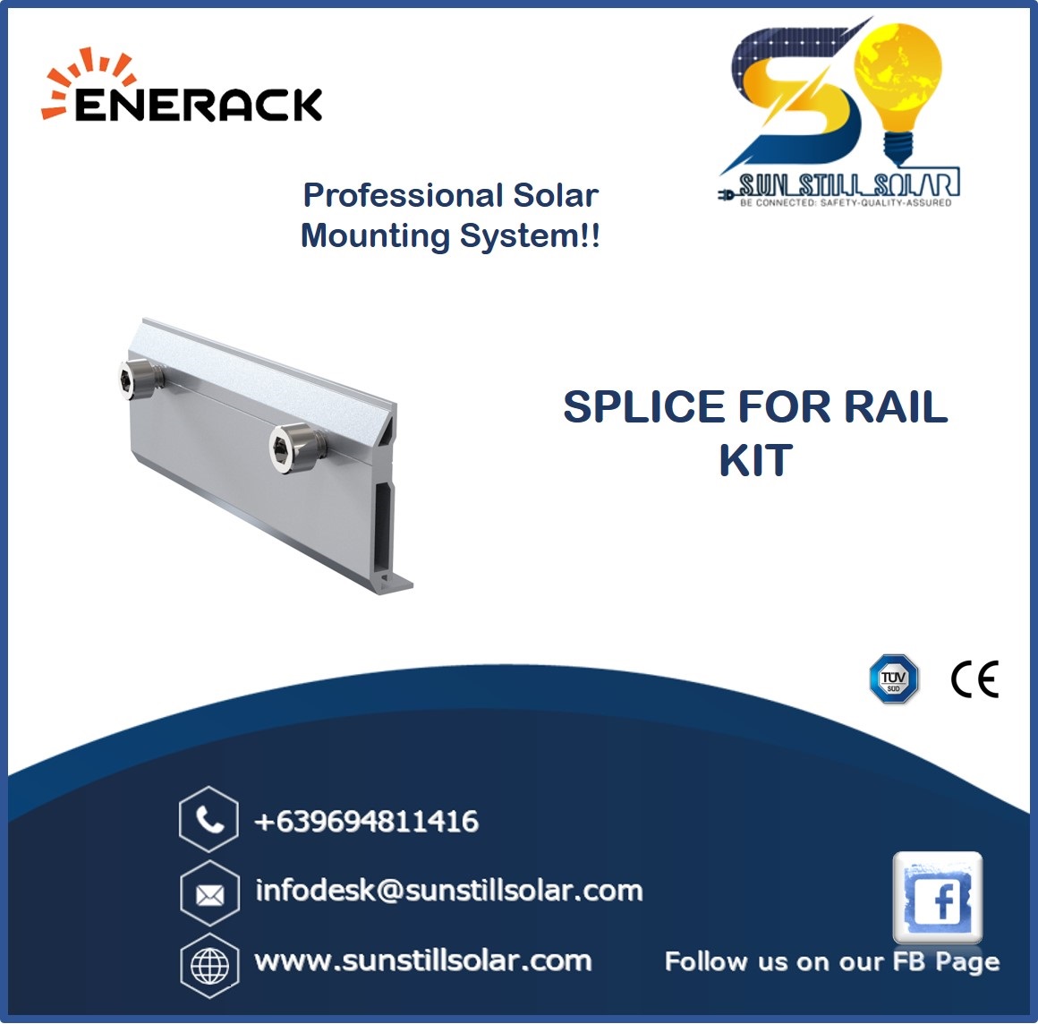 SPLICE FOR SOLAR RAILING KIT / SOLAR PV MOUNTING ACCESSORIES | Lazada PH