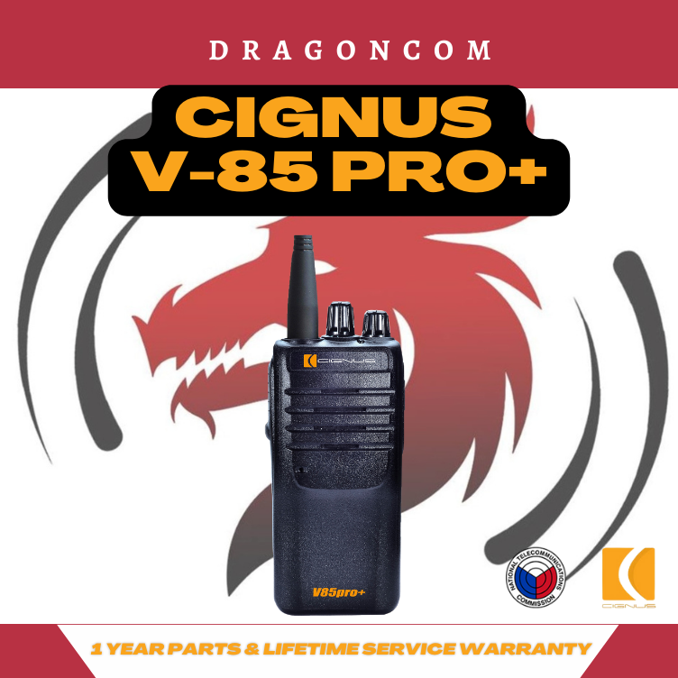 Cignus V-85 Pro+ Dual Band Two Way Radio V85 Pro Plus | Lazada PH