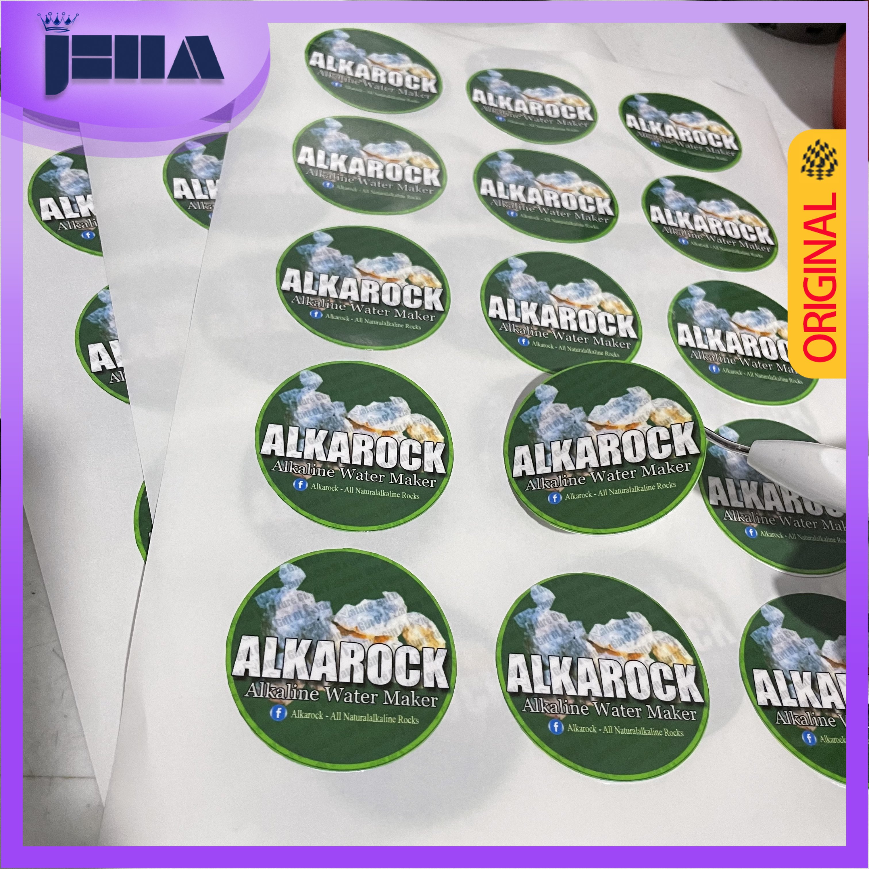 A4 sheet Printable Sticker label, Logo, Souvenirs Customized Quality ...