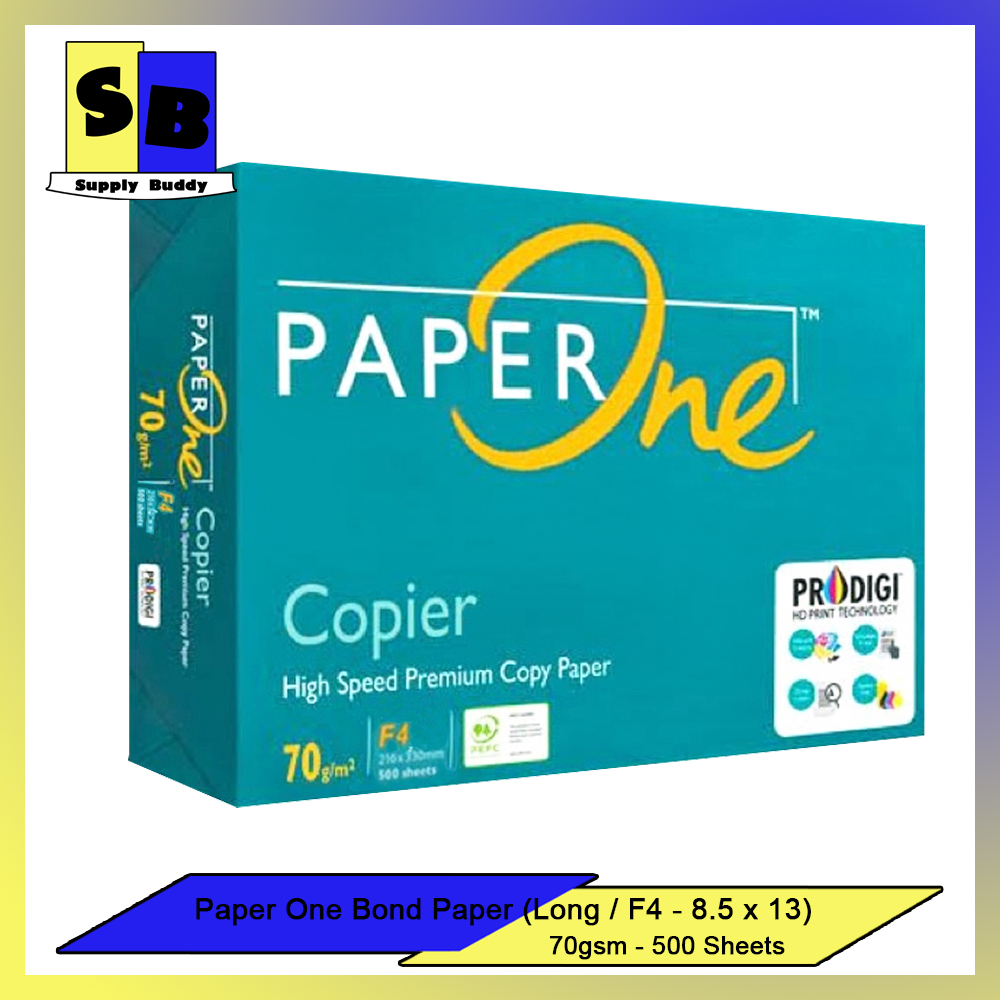 Paper One Bond Paper ( Short / A4 / Long ) 70gsm 500Sheets | Lazada PH