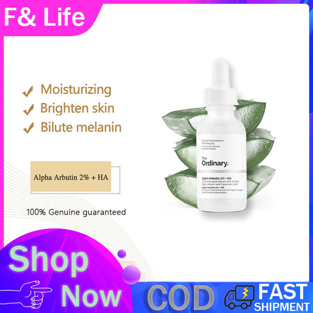 [100% Authentic] The Ordinary Alpha Arbutin 2% + HA 30ml Remove Dark ...