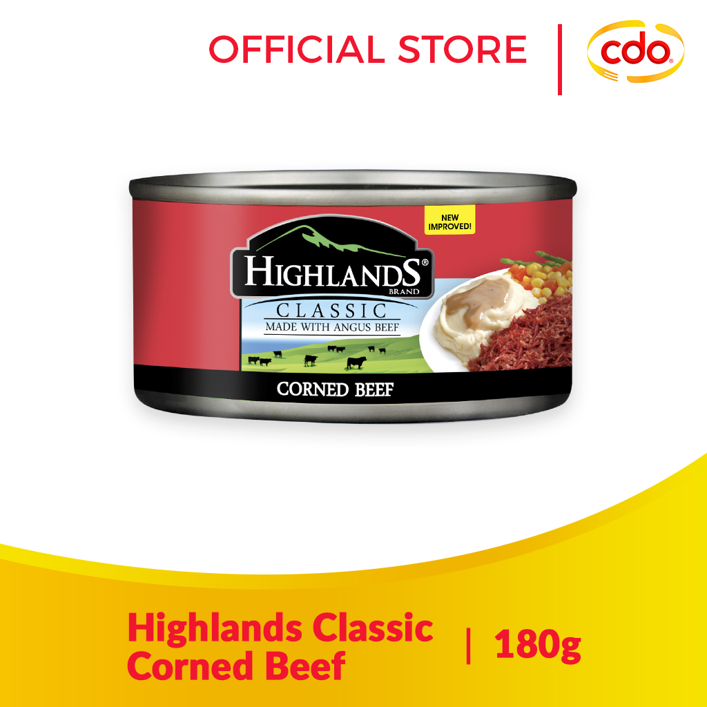 HIGHLANDS Classic Corned Beef 180g | Lazada PH