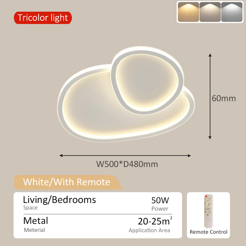 Chandelier Ceiling Lights Sala Tri color Living Room Light Modern ...