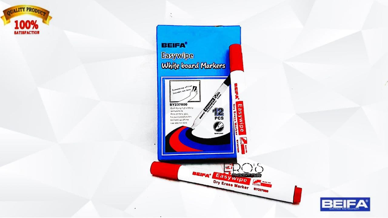 Beifa Whiteboard Marker Disposable Set of 12 -1Box | Lazada PH