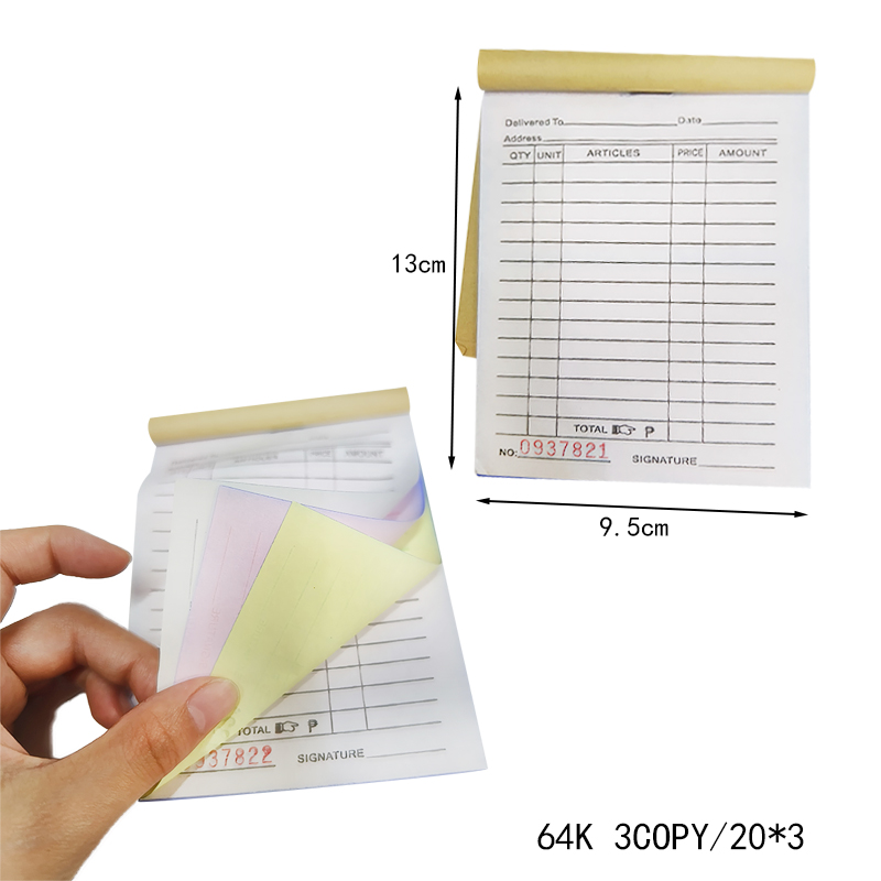 ORDER SLIP List Carbonless Receipt Resibo With Carbon/Receipt Paper ...