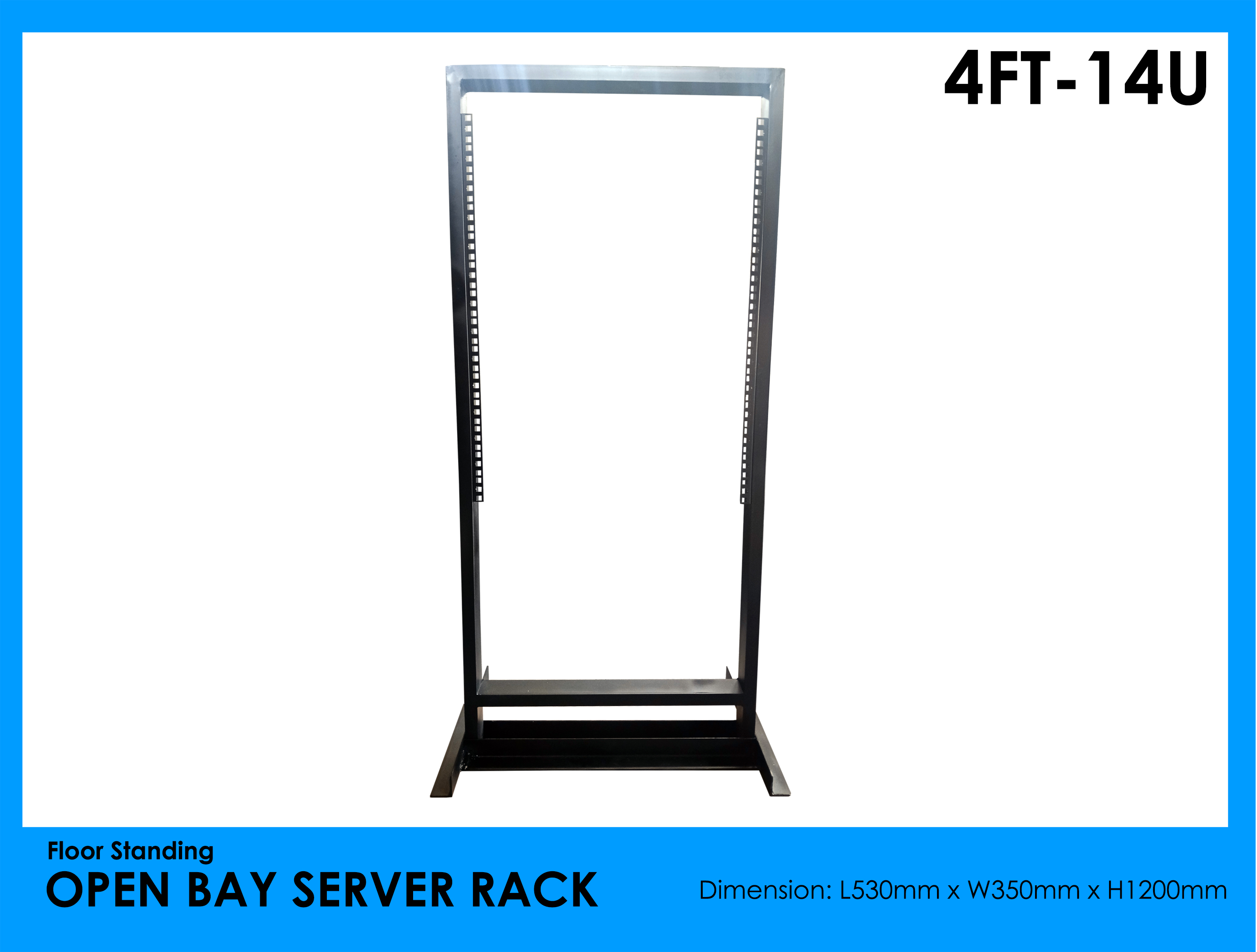 4ft Open bay server rack 14U | Lazada PH