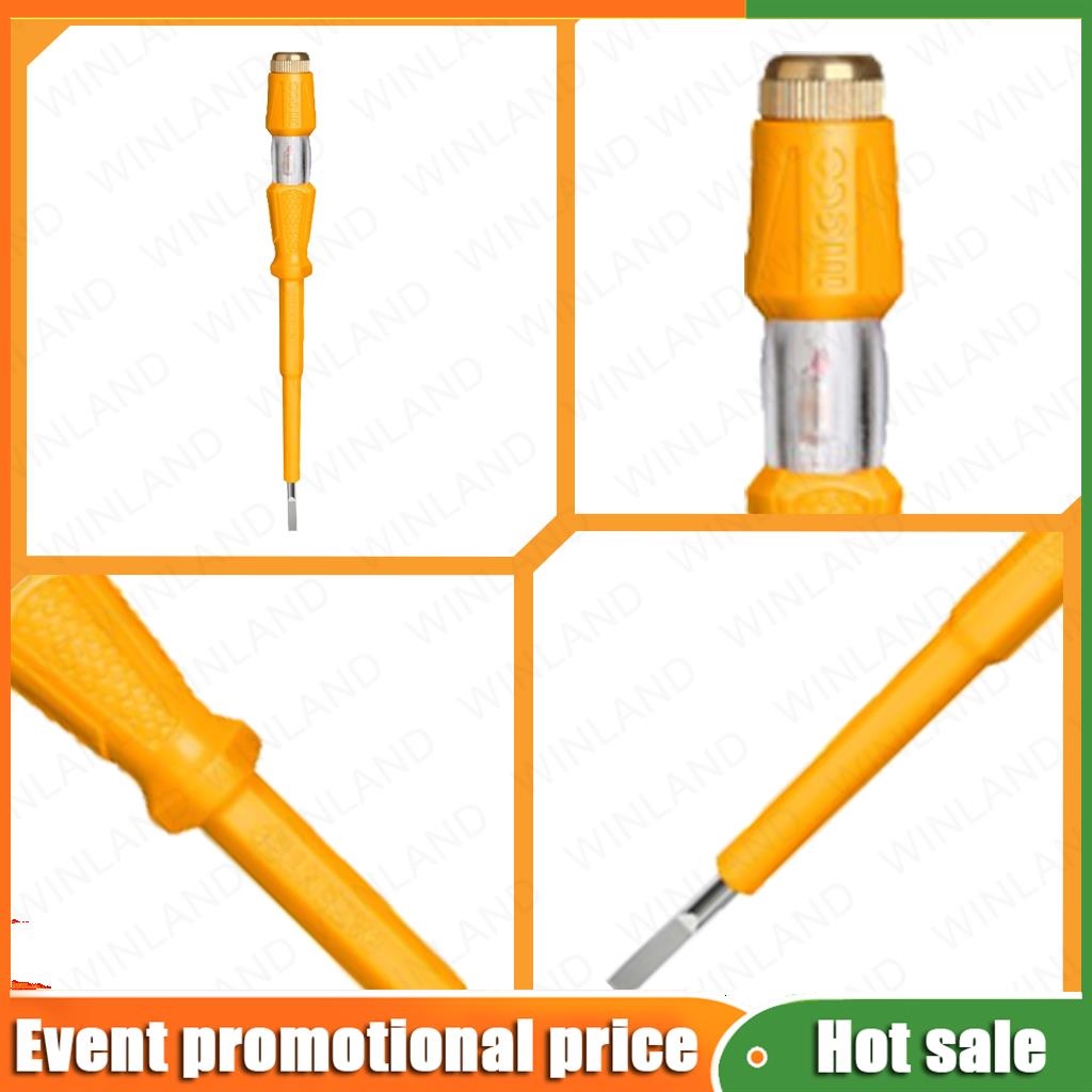 INGCO by Winland Test Pencil AC Voltage Tester Test Light HSDT1908 ING ...