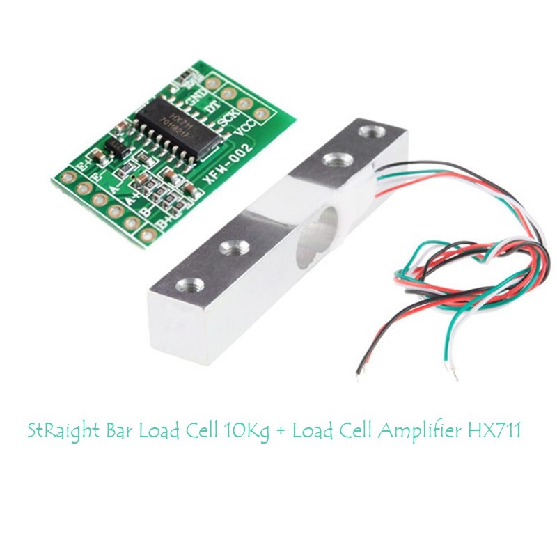 pagsusumigasig17 Straight Bar Load Cell 10Kg Load Cell Amplifier HX711 ...
