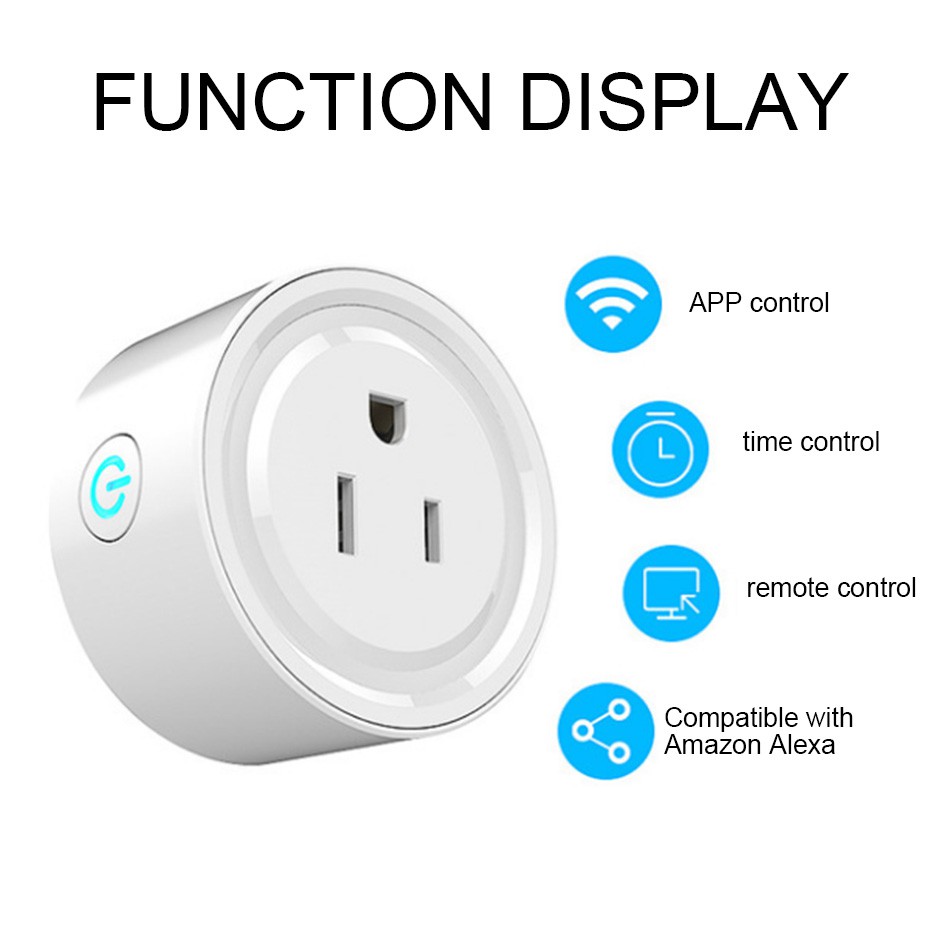 power socket Smart Plug 10A Wifi Outlet Smart Socket Smart Life APP ...