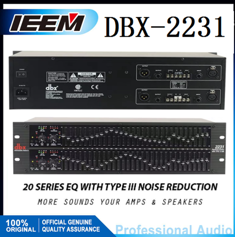 DBX 2231 20 SERIES Graphic Equalizer/Limiter with Type III Noise ...