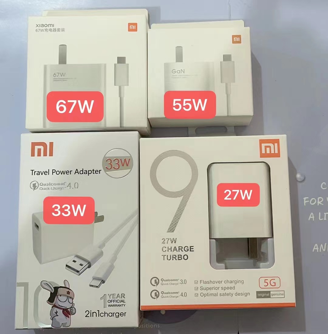 Xiaomi POCO X3 NFC Charger 27W 55W 67W 33W Fast turbo Adapter type C ...