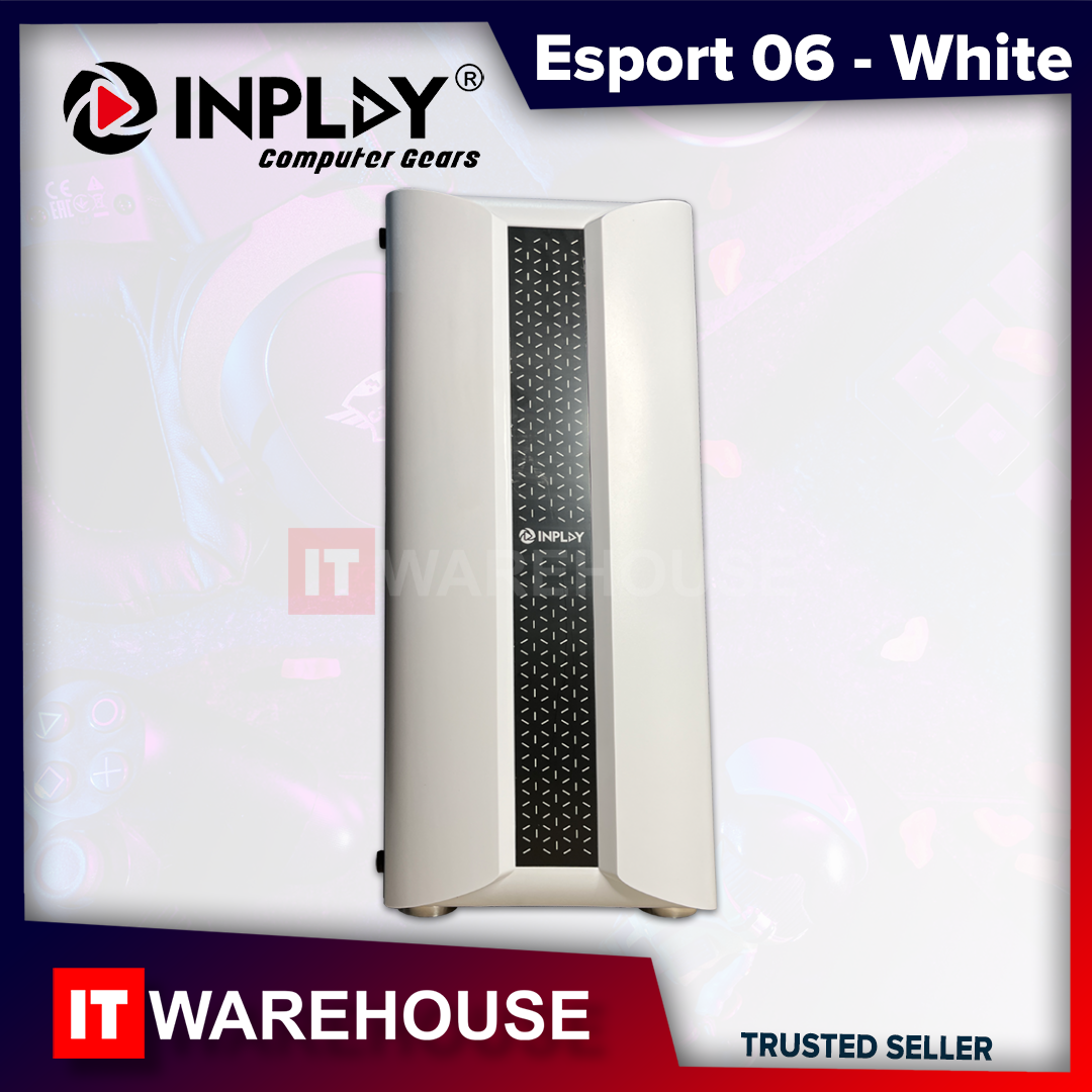 Inplay Esport 06 Tempered Glass PC Gaming Case - ATX, Micro and Mini ...