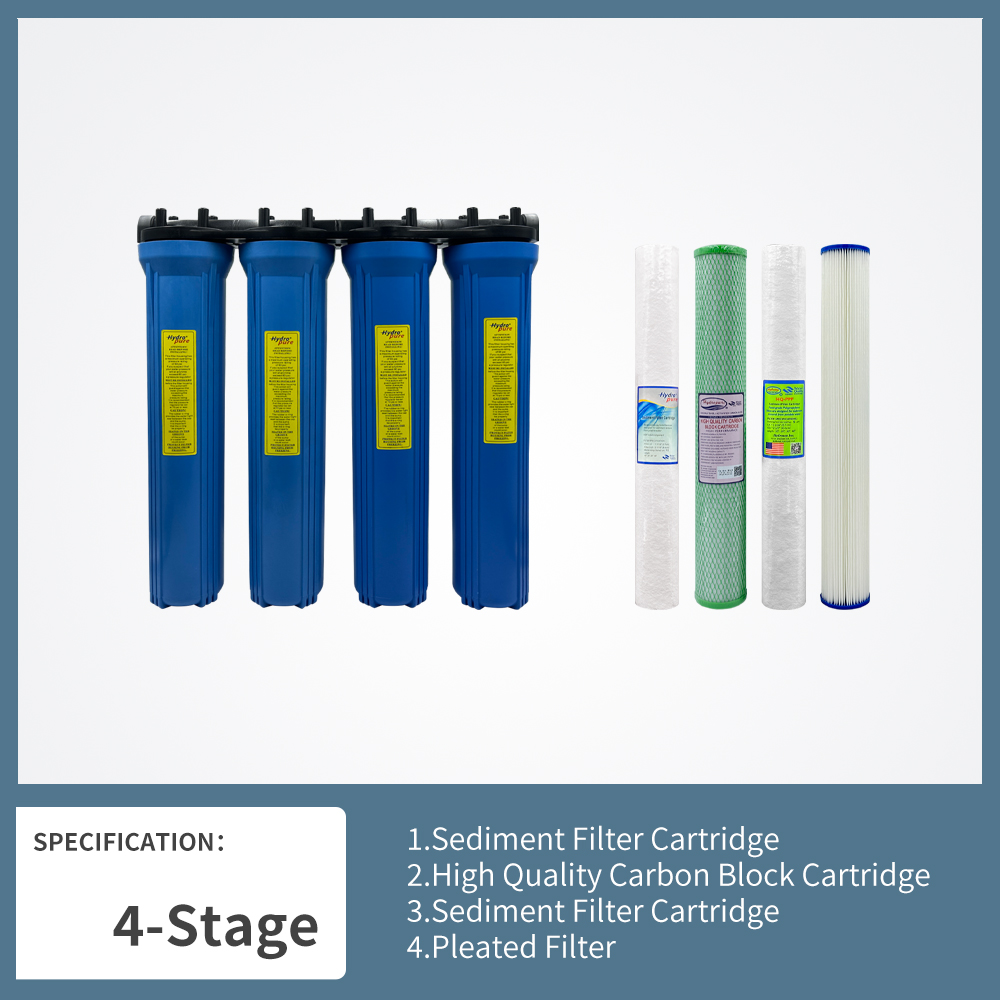 Hydrosep Complete Set 2/3/4 Stage 20 inch Deep Well Water Filter ...