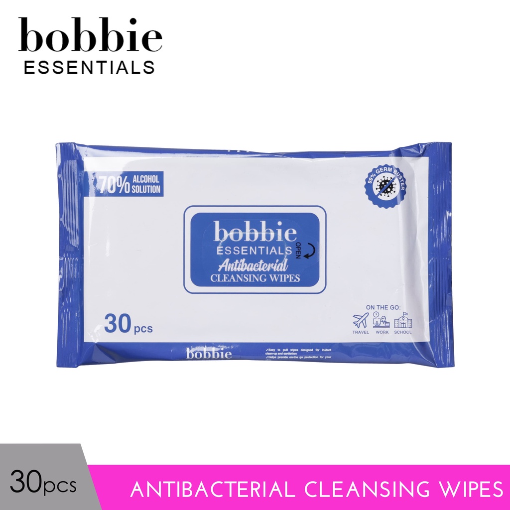 Bobbie Essentials Antibacterial Cleansing Wipes (30s) | Lazada PH