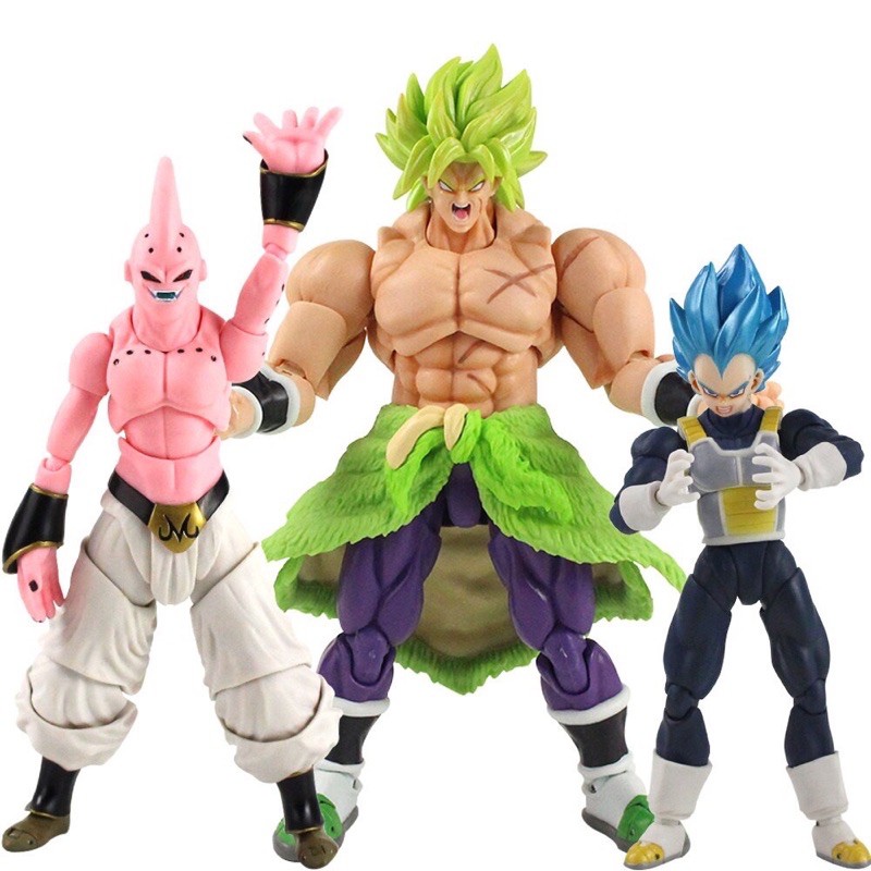 SHF Dragon Ball Super Saiyan Son Gokou Android Broly Vegeta Trunks Evil ...