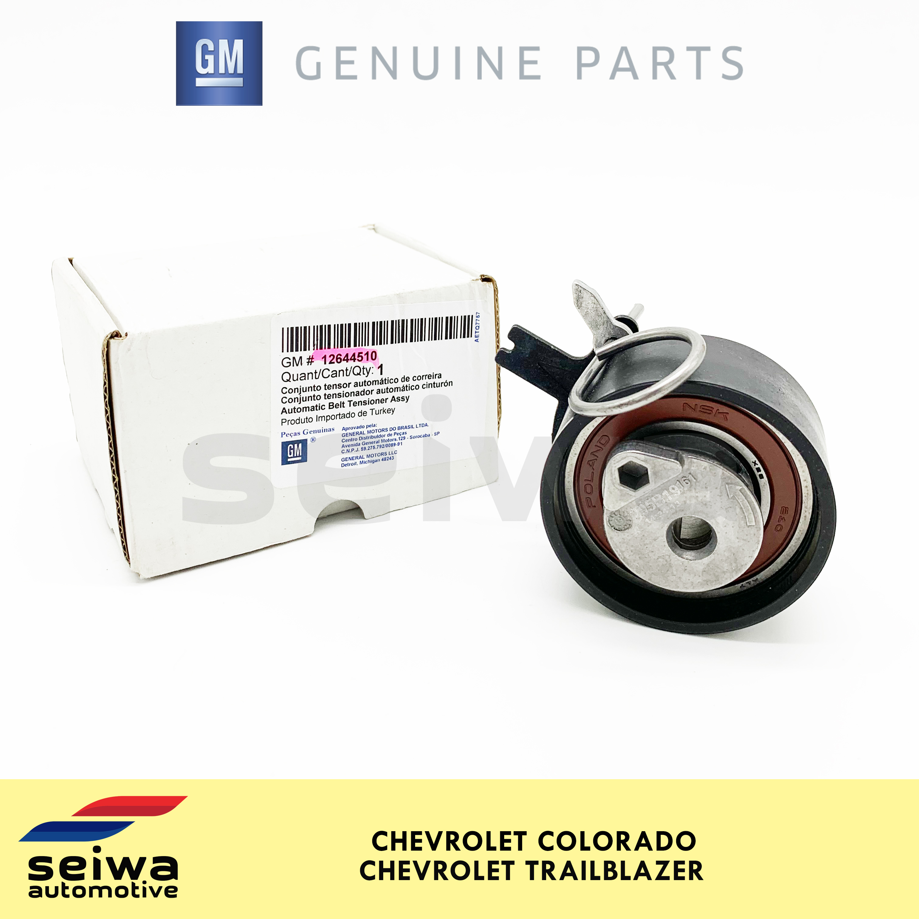 Chevrolet Trailblazer Timing Belt Tensioner - Chevrolet Colorado Timing ...