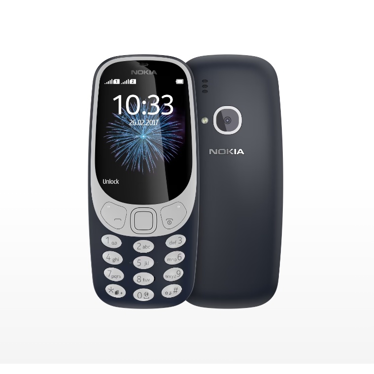 NOKIA 3310 Basic Phone Standard Dual Sim Keypad Phone 2.4" Display ...