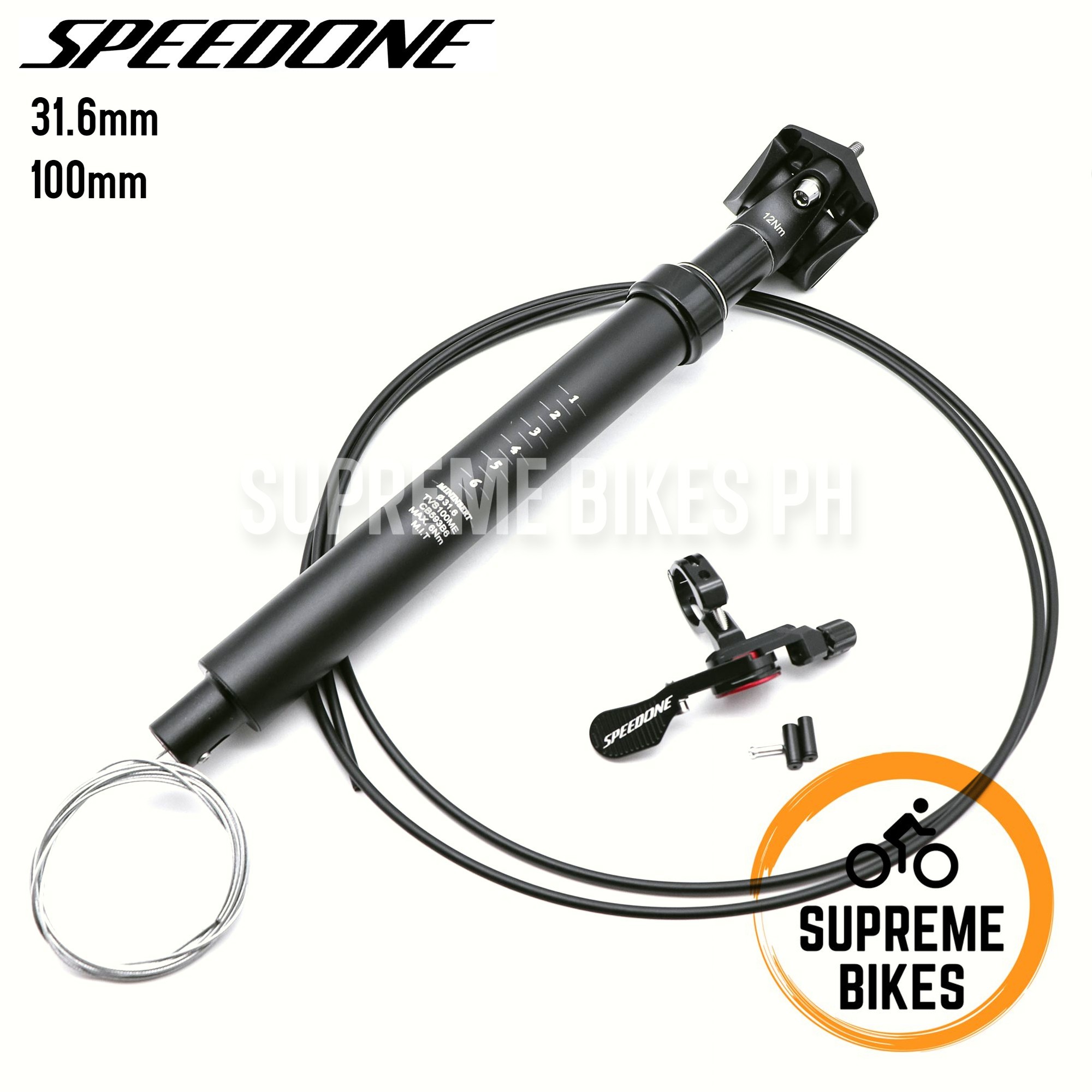 Speedone Soldier Dropper Seatpost w/ Remote Internal | Lazada PH