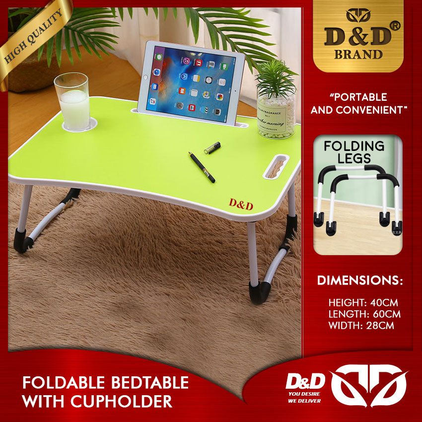 D&D Bed Desk Table 2 Small Folding Children's Meal Folding Table ...