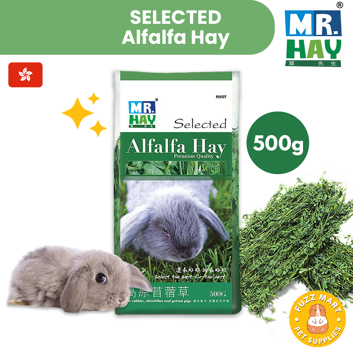 Mr. Hay Selected Alfalfa Hay 500g | Lazada PH