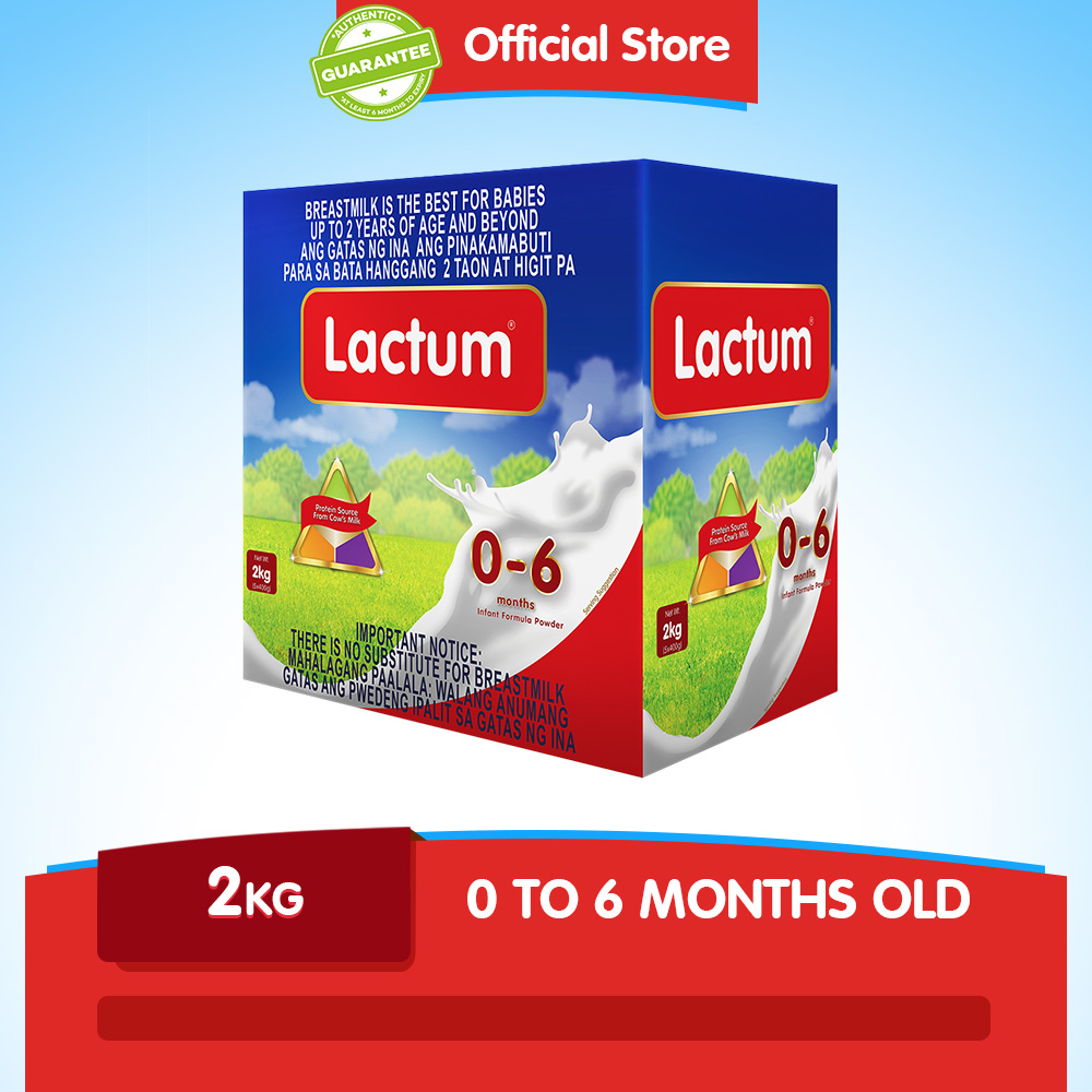 Lactum for 0-6 Months Old 2kg Infant Formula Powder | Lazada PH