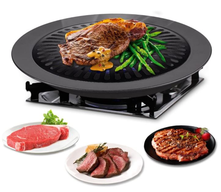 SMOKELESS PAN SINGLE STOVE FREE BUTANE, Samgyup Grill,Samgyupsal Grill ...