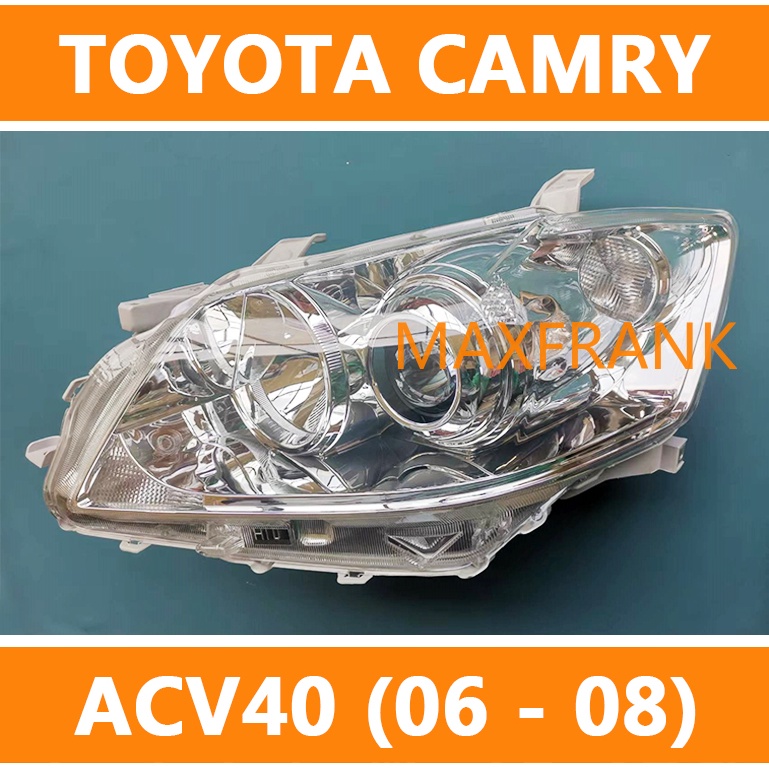 FOR TOYOTA CAMRY ACV40 (06 - 08) HEADLAMP HEADLIGHT LENS HEAD LAMP FRONT LIGHT | Lazada PH