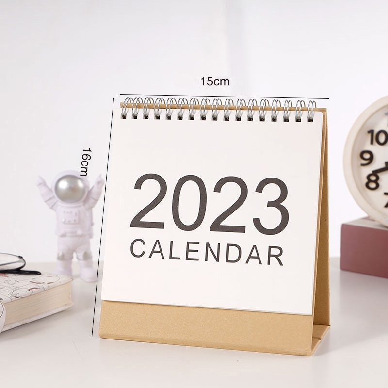 MUJI Style 2023 Calendar Desk Calendar Simple Desktop Calendar Time ...