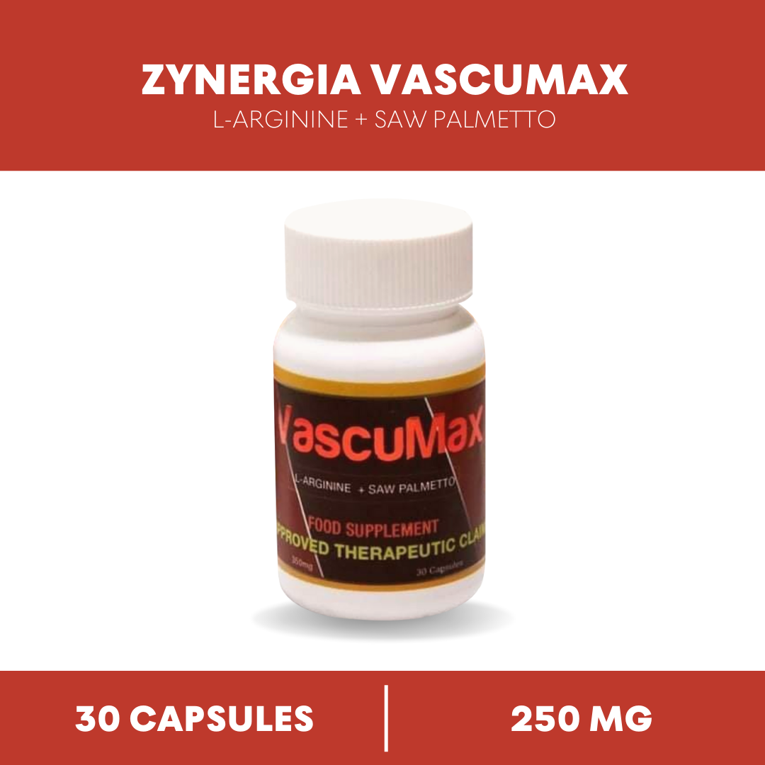 ORIGINAL ZYNERGIA VASCUMAX BY DOC ATOIE WITH L-ARGININE AND SAW ...