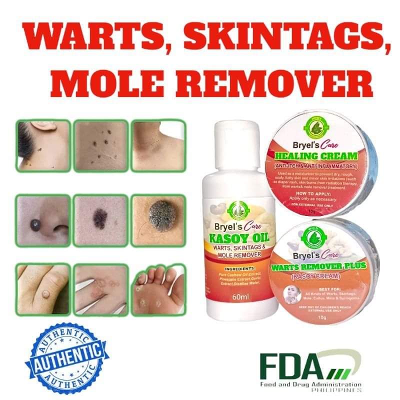 ⚡⚡BRYELS CARE Authentic Warts Skintags Mole Remover kit 3in1 Original ...