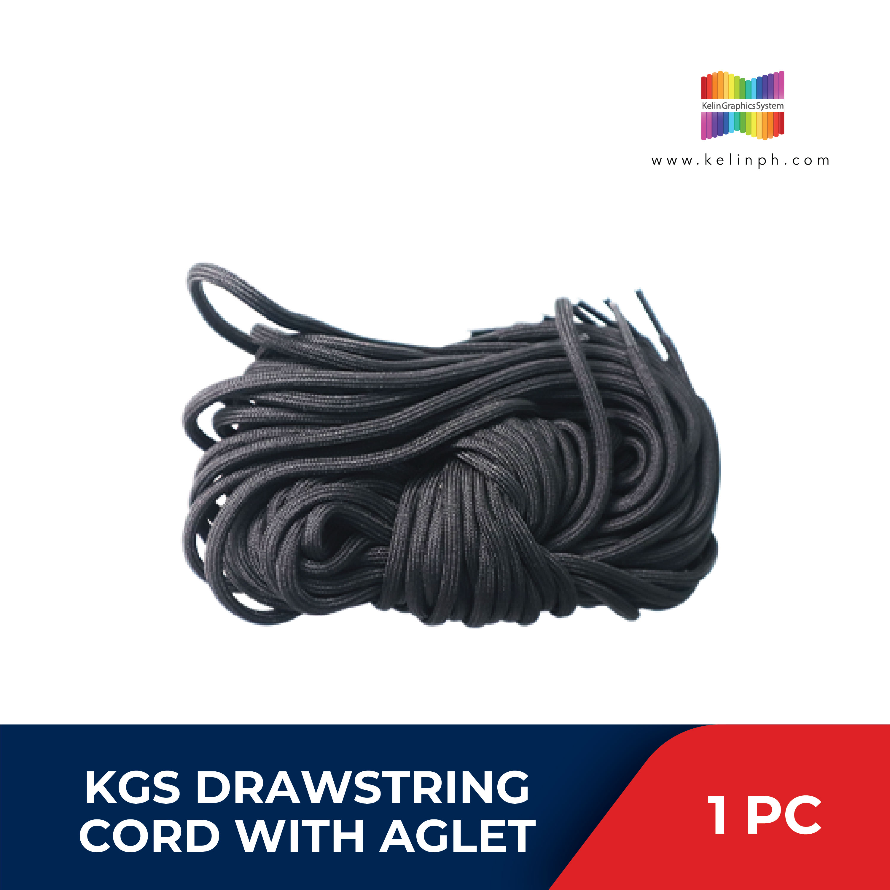 KGS Drawstring Cord with Aglet for Jacket, Shorts, String Bags ...