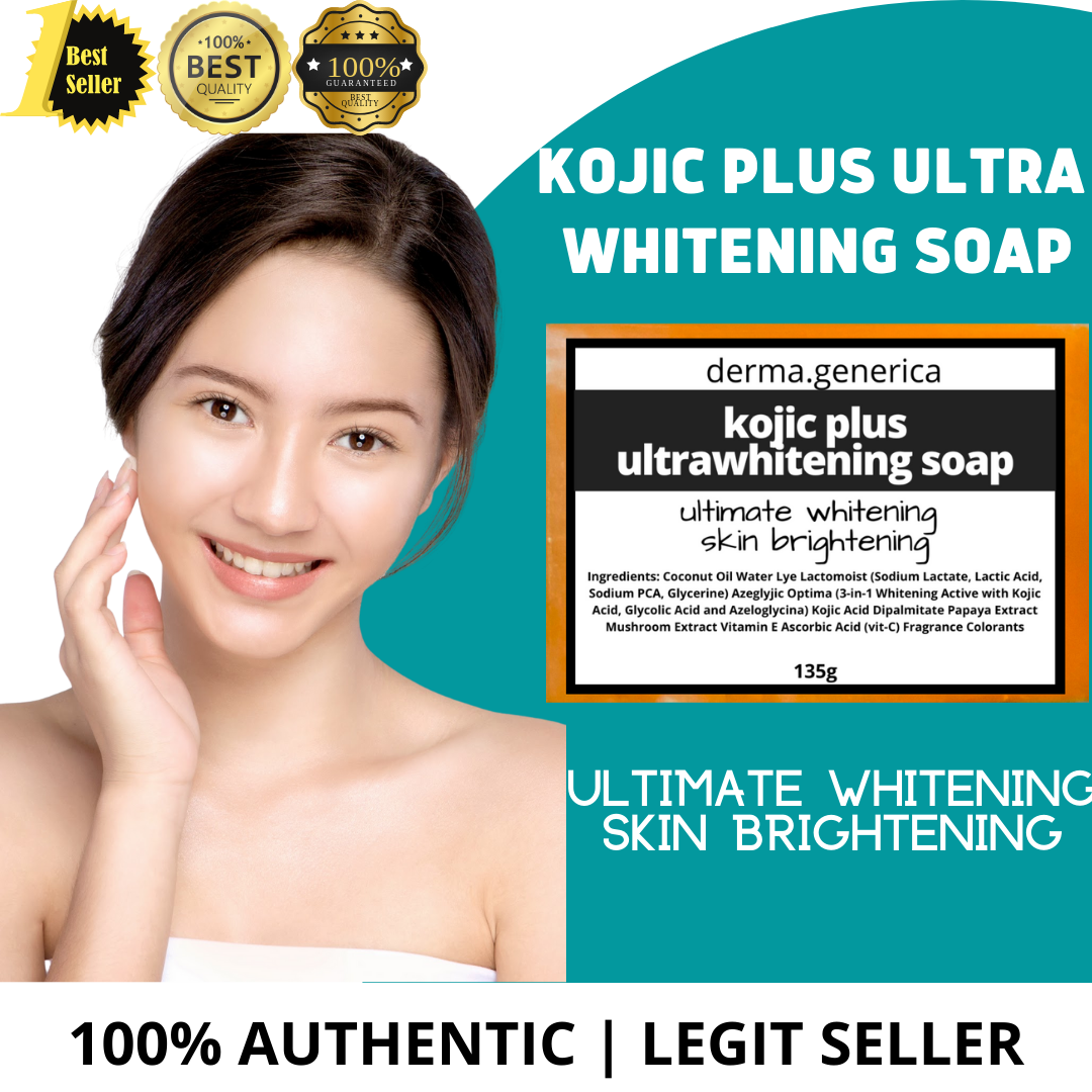 💯 ORIGINAL Kojic Plus Ultra whitening soap by derma generica kojic acid ...