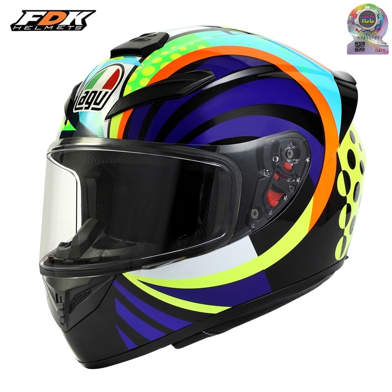Full Face Helmet FDK K1 Winter Test 2020 Motorcycle hood mask agv ...
