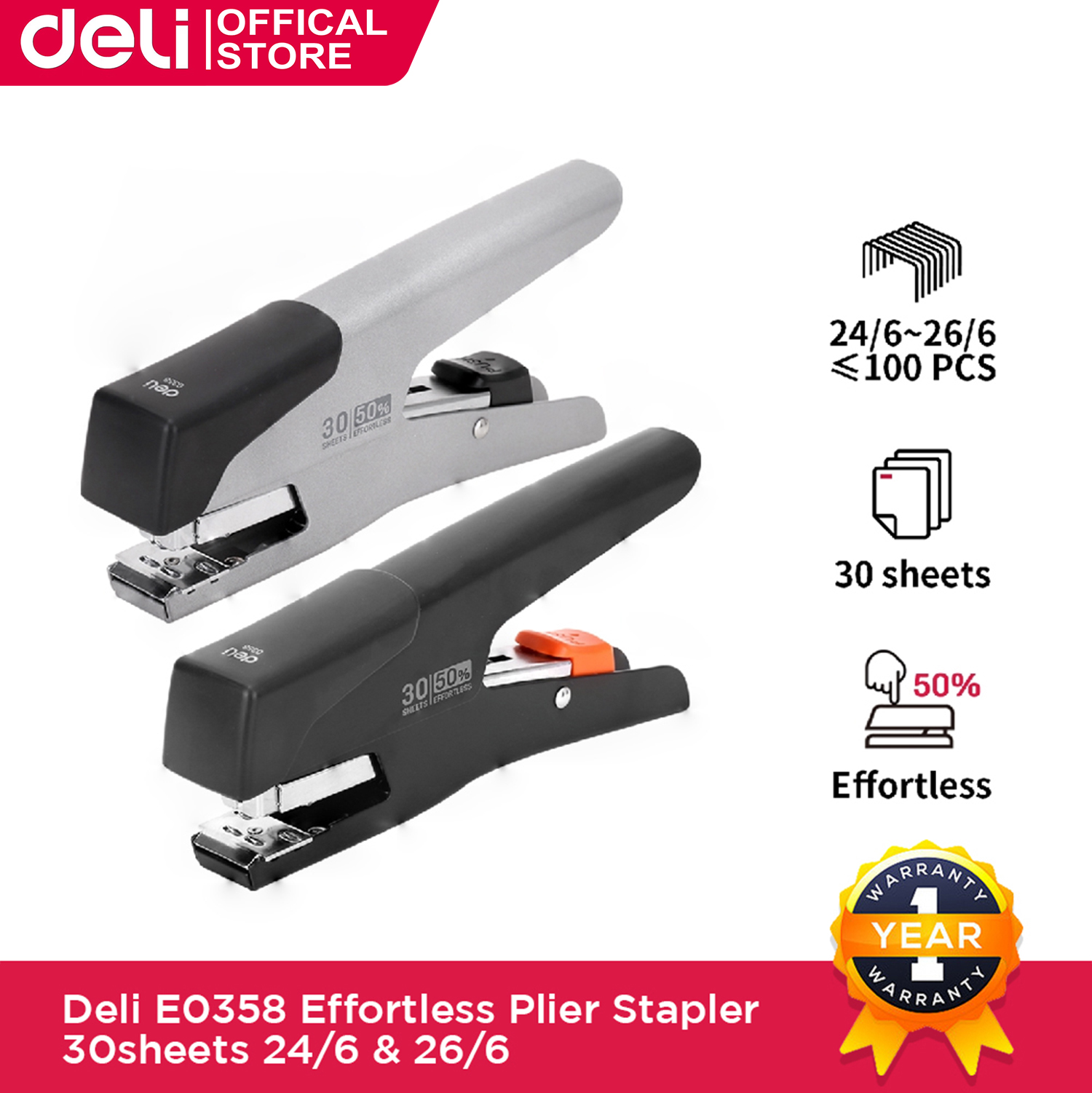 RC Car Spur Gear Deli Heavy Duty Plier Stapler - 25 Sheet Capacity With ...