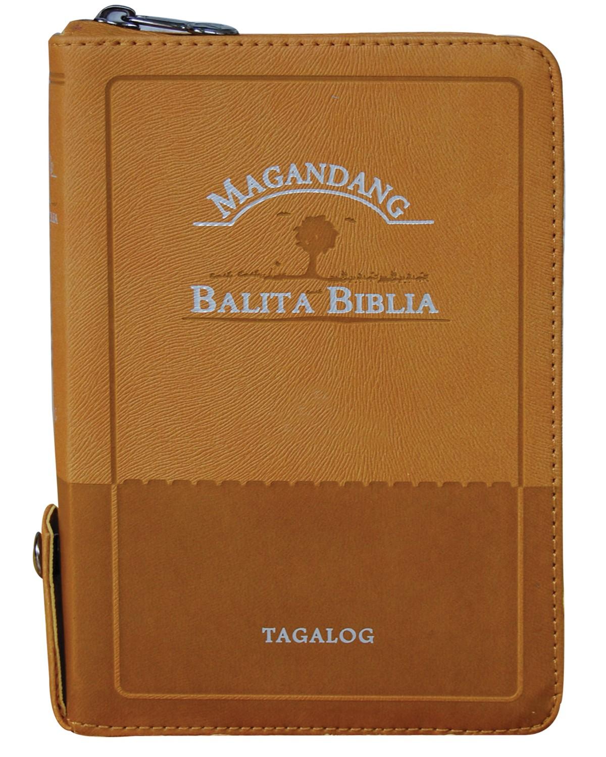 GNT Bible Tagalog with zipper Brown (Magandang Balita Biblia) | Lazada PH
