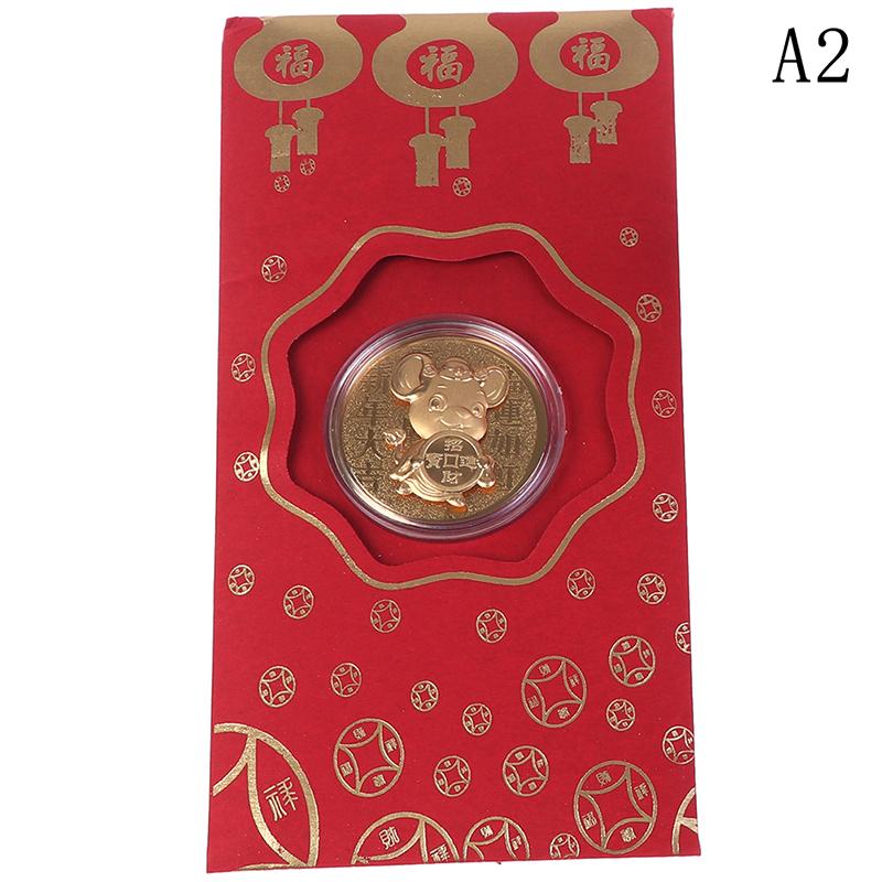 FOX Mouse Commemorative Coin Year Of Rat Delivers Money Coins Gold ...