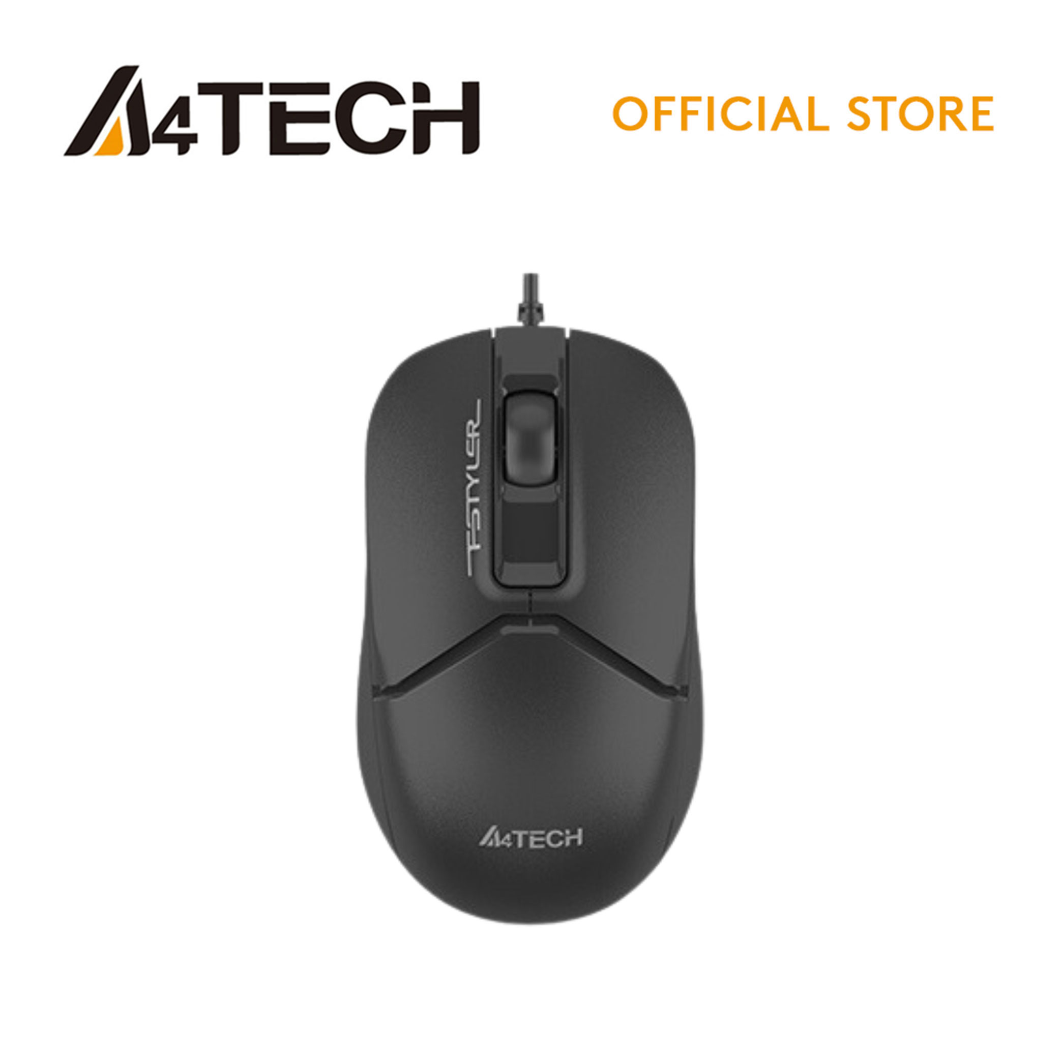 A4Tech FM12T 1200 DPI Optical Plug and Play Type-C Adaptor Wired Mouse ...