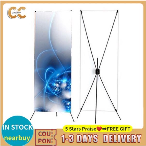 X Banner Stand / 2x5 Ft Standee Tarp Tarpaulin Decor Display Signage ...