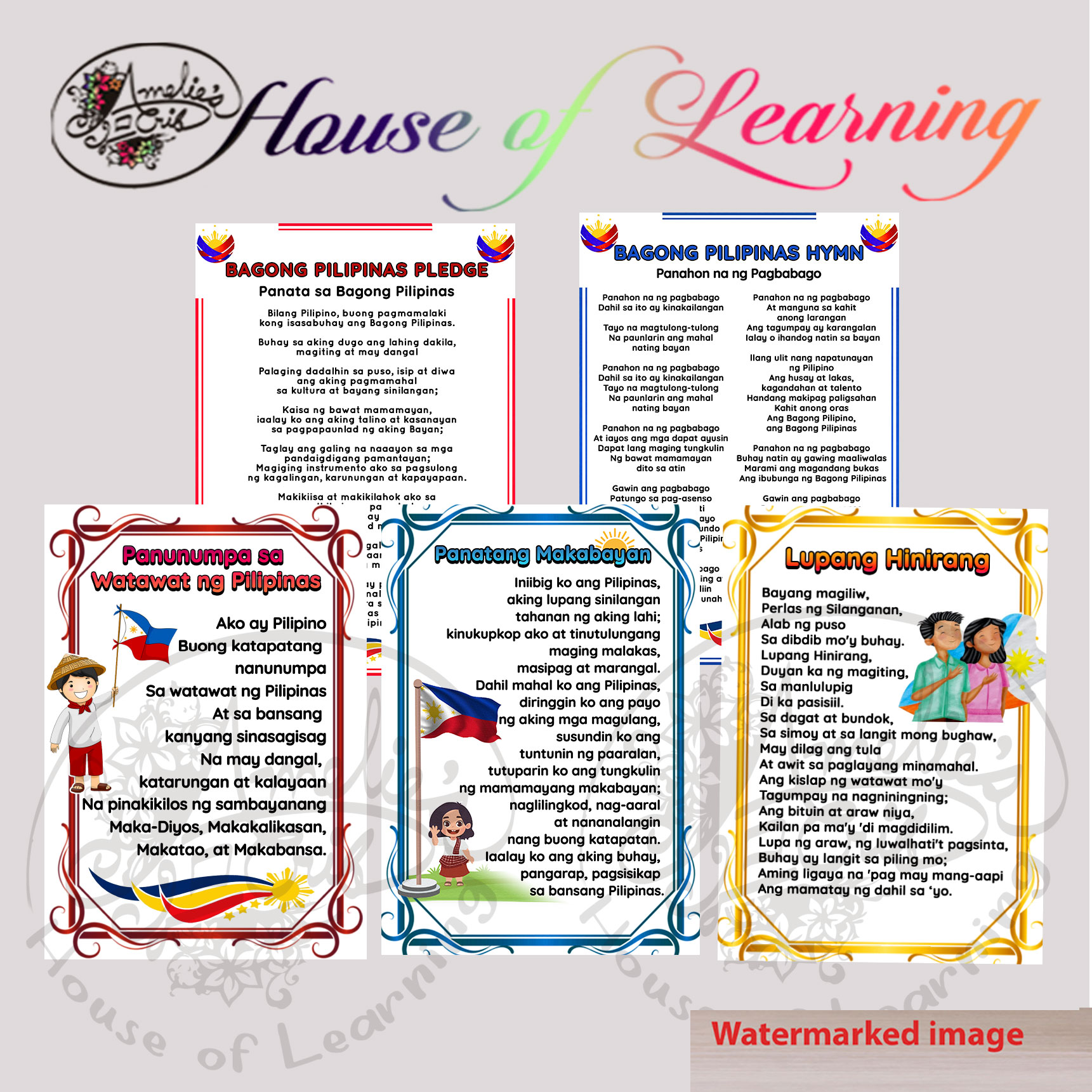 Bagong Pilipinas Hymn and Pledge, Lupang Hinirang, Panunumpa sa Watawat ...