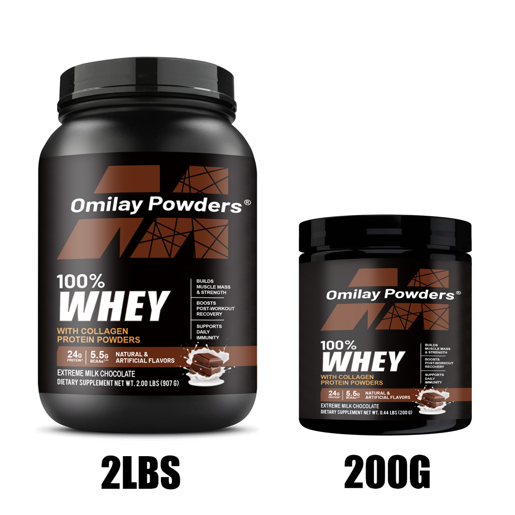 Omilay 100% Whey Protein Powder Fast Recovery and Muscle Growth BCAA ...