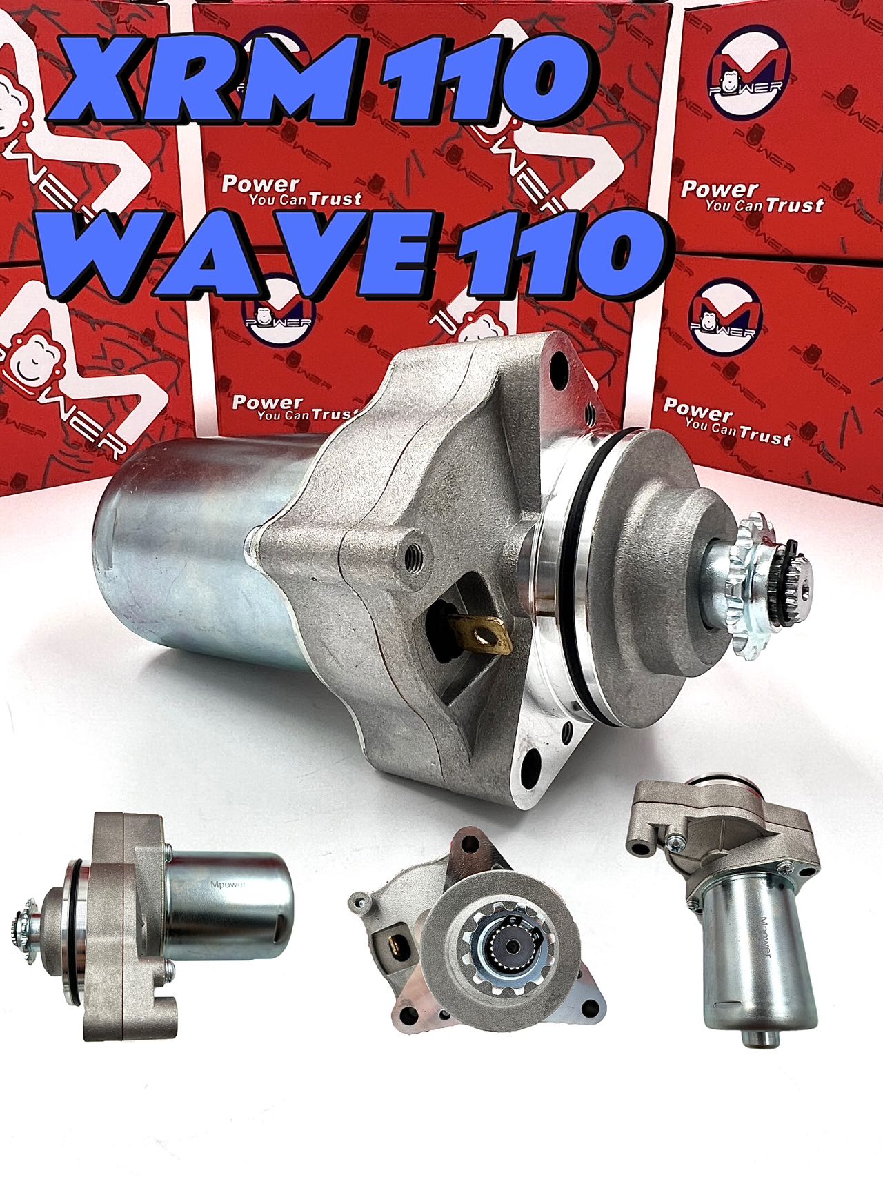 M.POWER STARTER MOTOR FOR (CLICK / BEAT / Mio i125 M3 / Mio Sporty STD ...