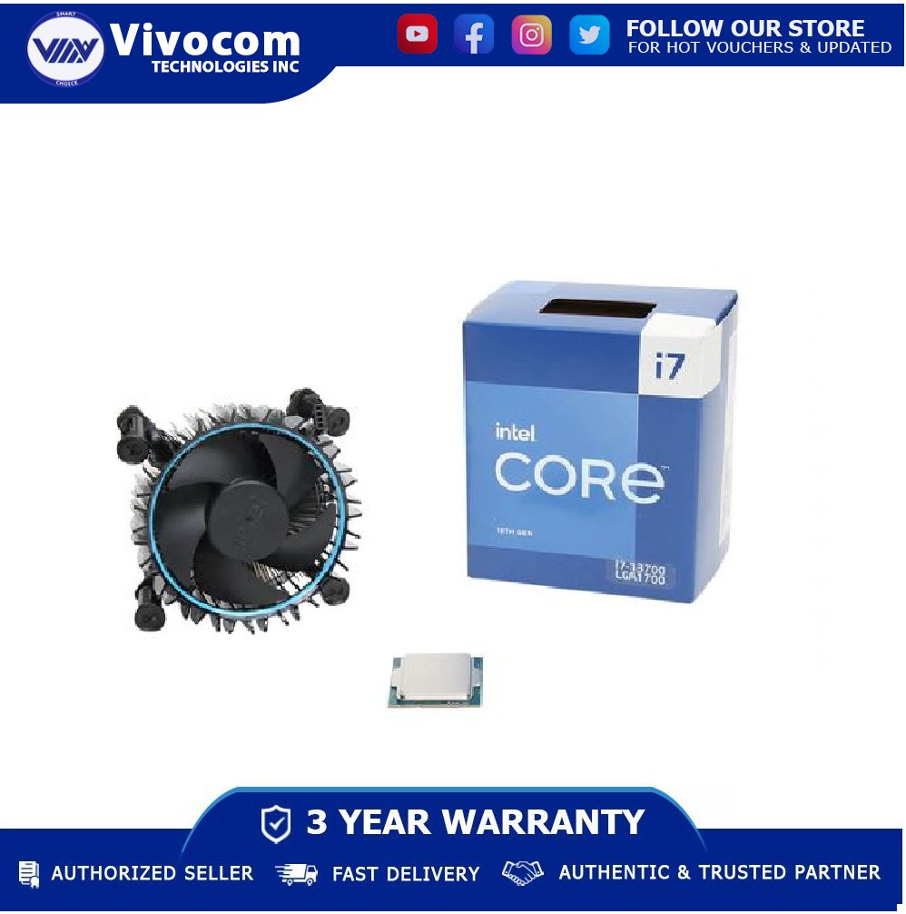 INTEL CORE I7-13700 2.1GHZ 16 CORES 24 THREADS 30M CACHE LGA1700 ...