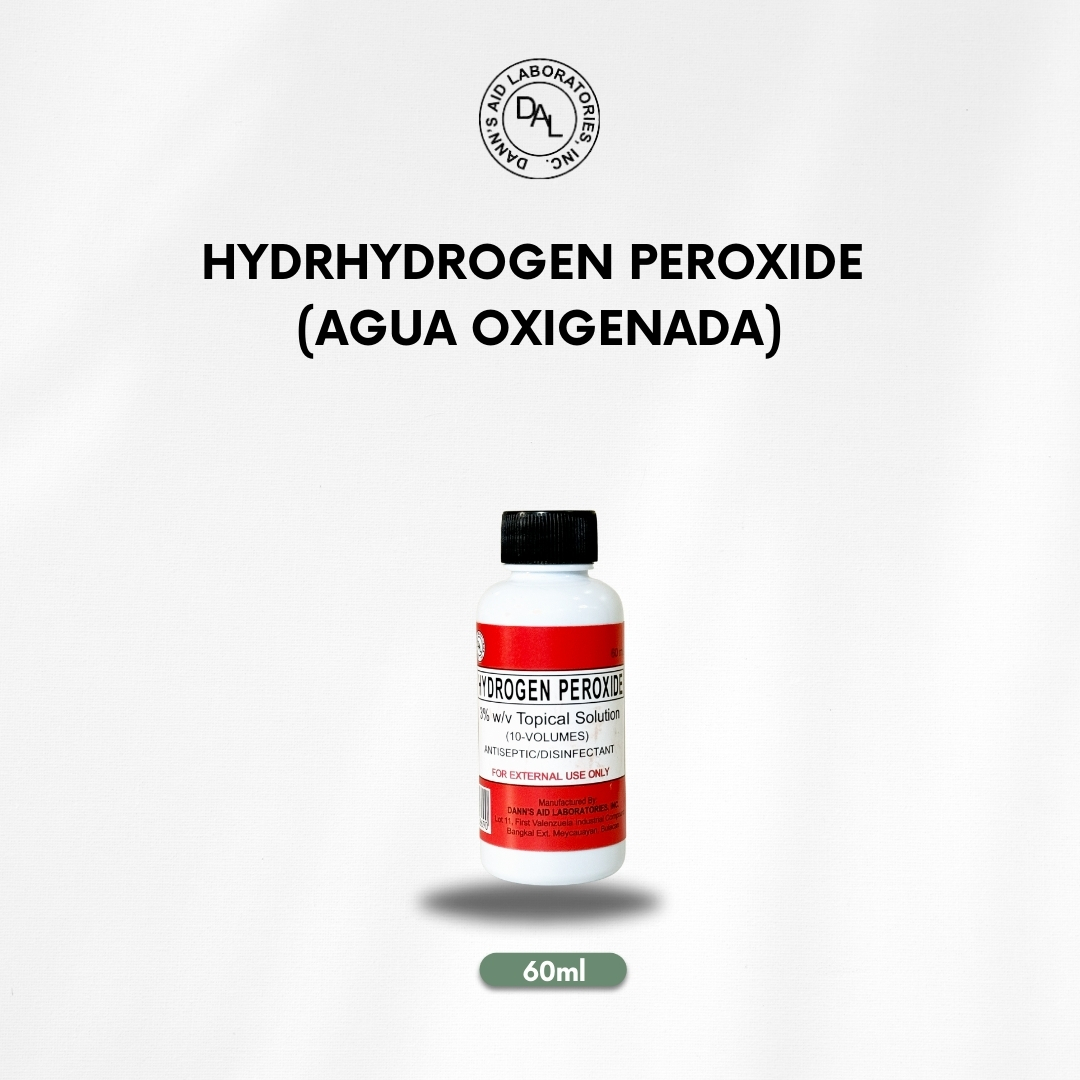Dann's Aid Agua Oxigenada Hydrogen Peroxide for Wound Solution 120ml ...