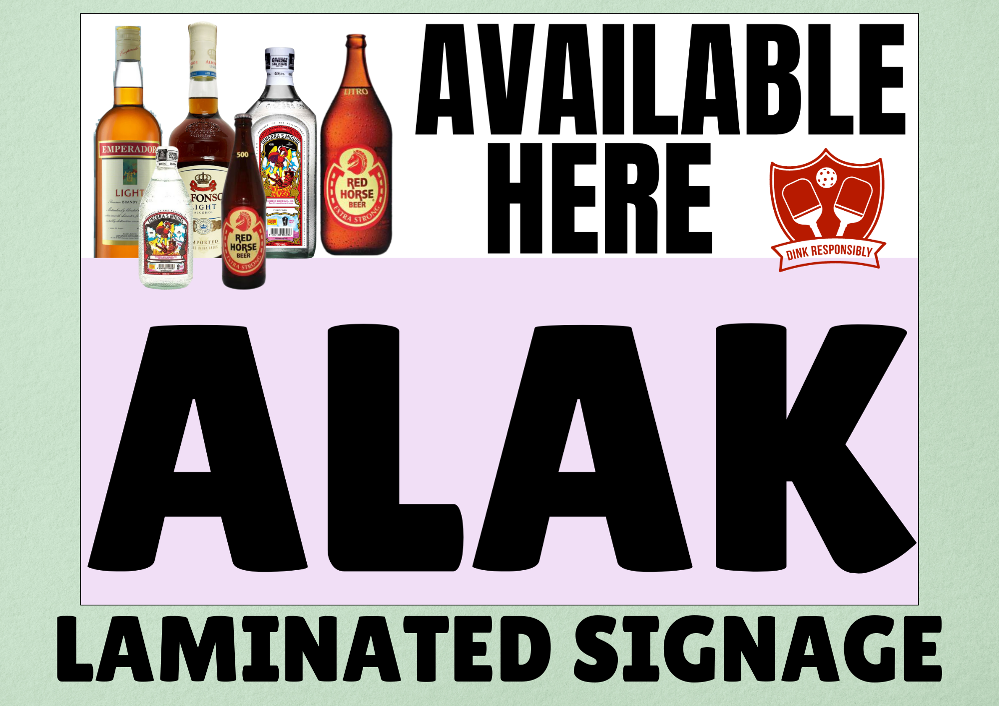 ALAK AVAILABLE HERE HIGH QUALITY LAMINATED SIGNAGE | Lazada PH