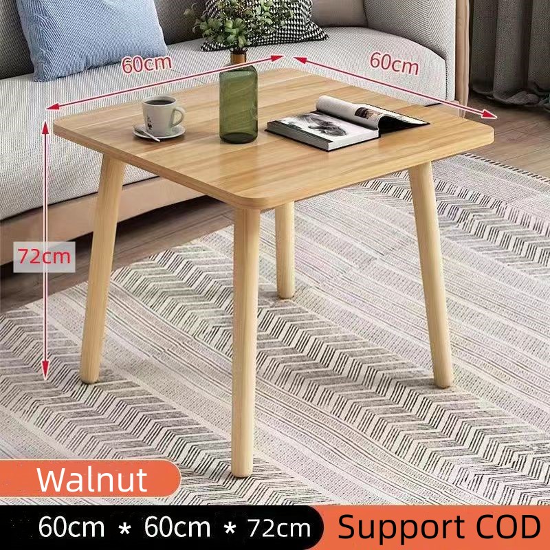 Small tea table simple rental house coffee table sofa side a few home ...