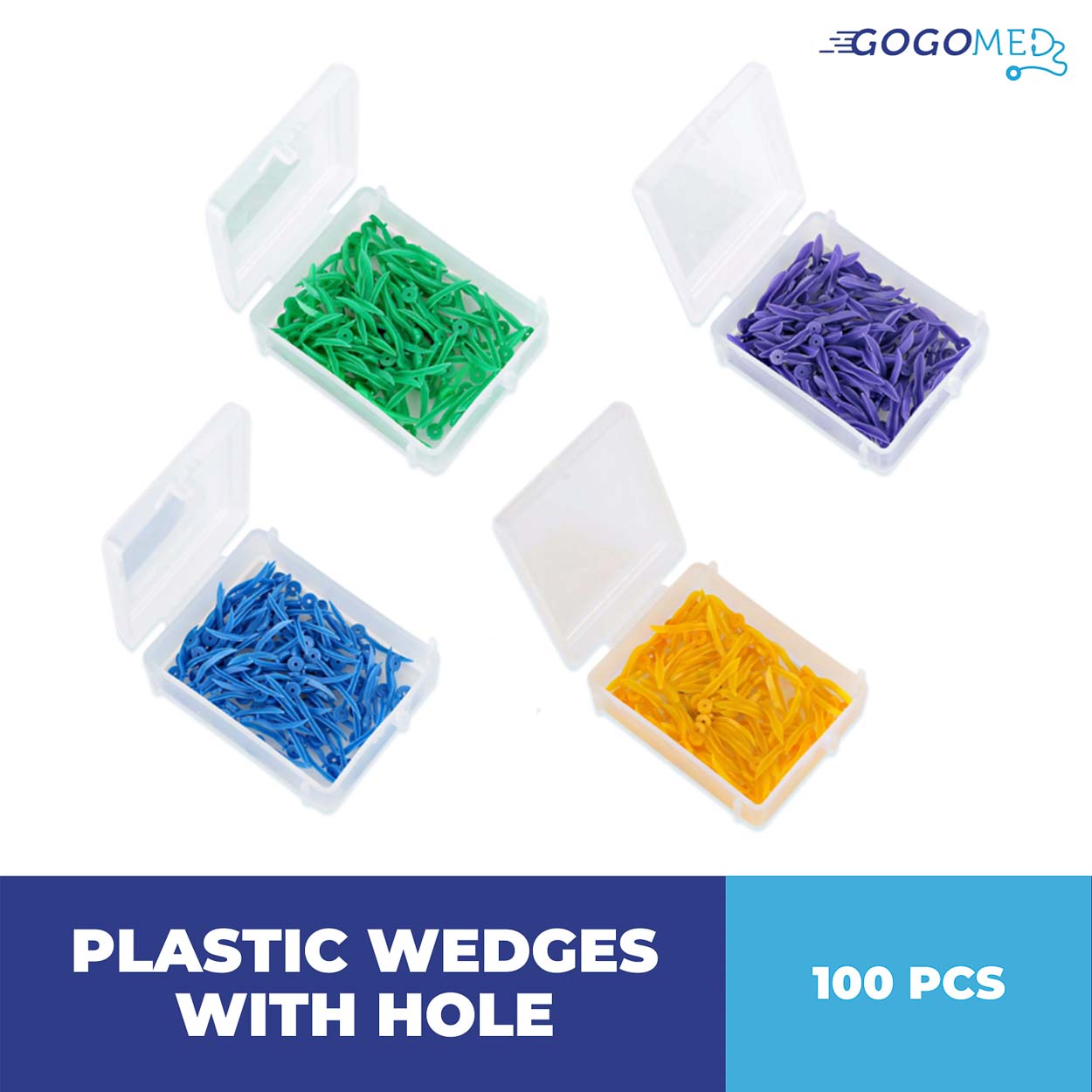 Plastic Wedge with Hole (100pcs) | Lazada PH